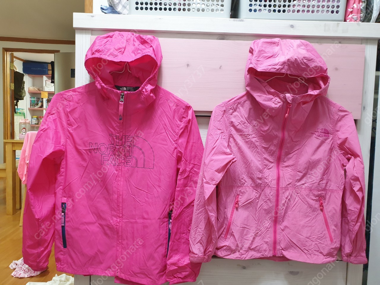 부산노스페이스130140여아 바람막이 점퍼 유아용의류 중고나라
